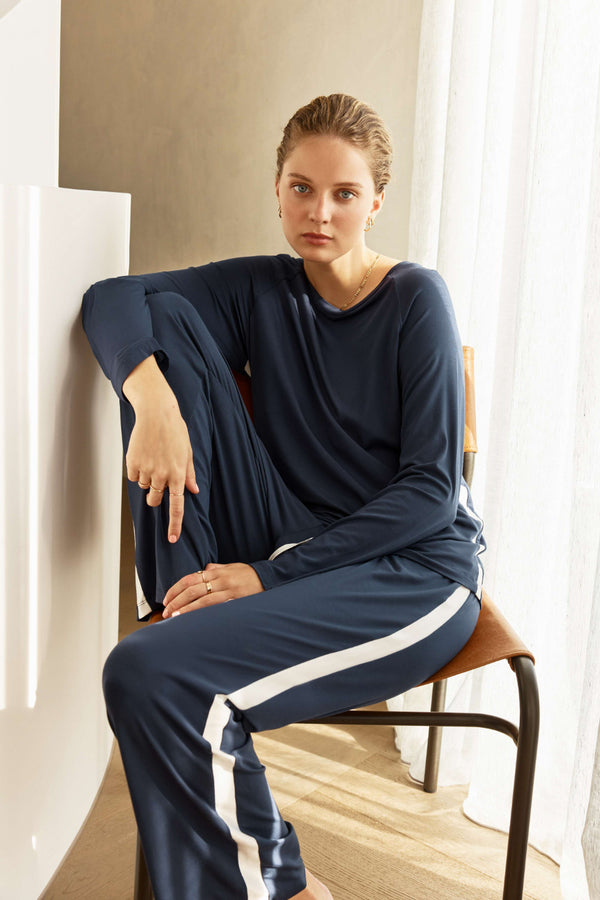 Bamboo Loungewear in Navy | Women's Loungewear by Gingerlilly ...