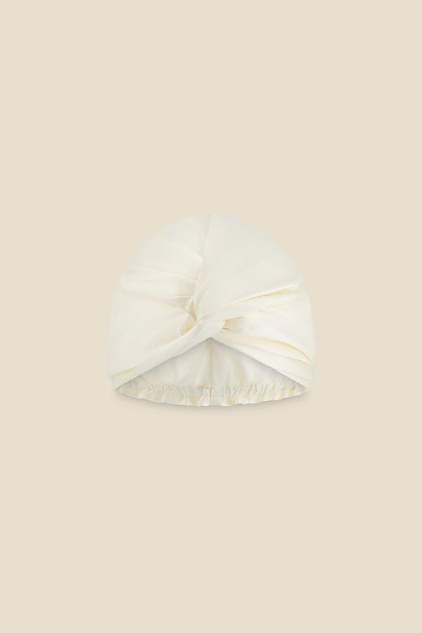 Majestic Ivory Pure Silk Turban | Gingerlilly Accessories – Gingerlilly ...