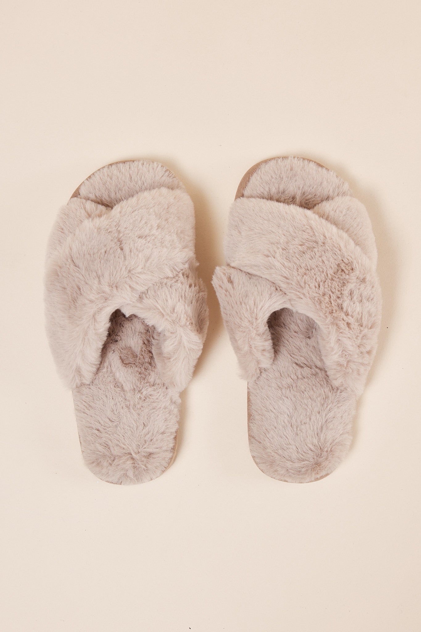 Beige Slippers | Warm Slippers by Gingerlilly – Gingerlilly Sleepwear